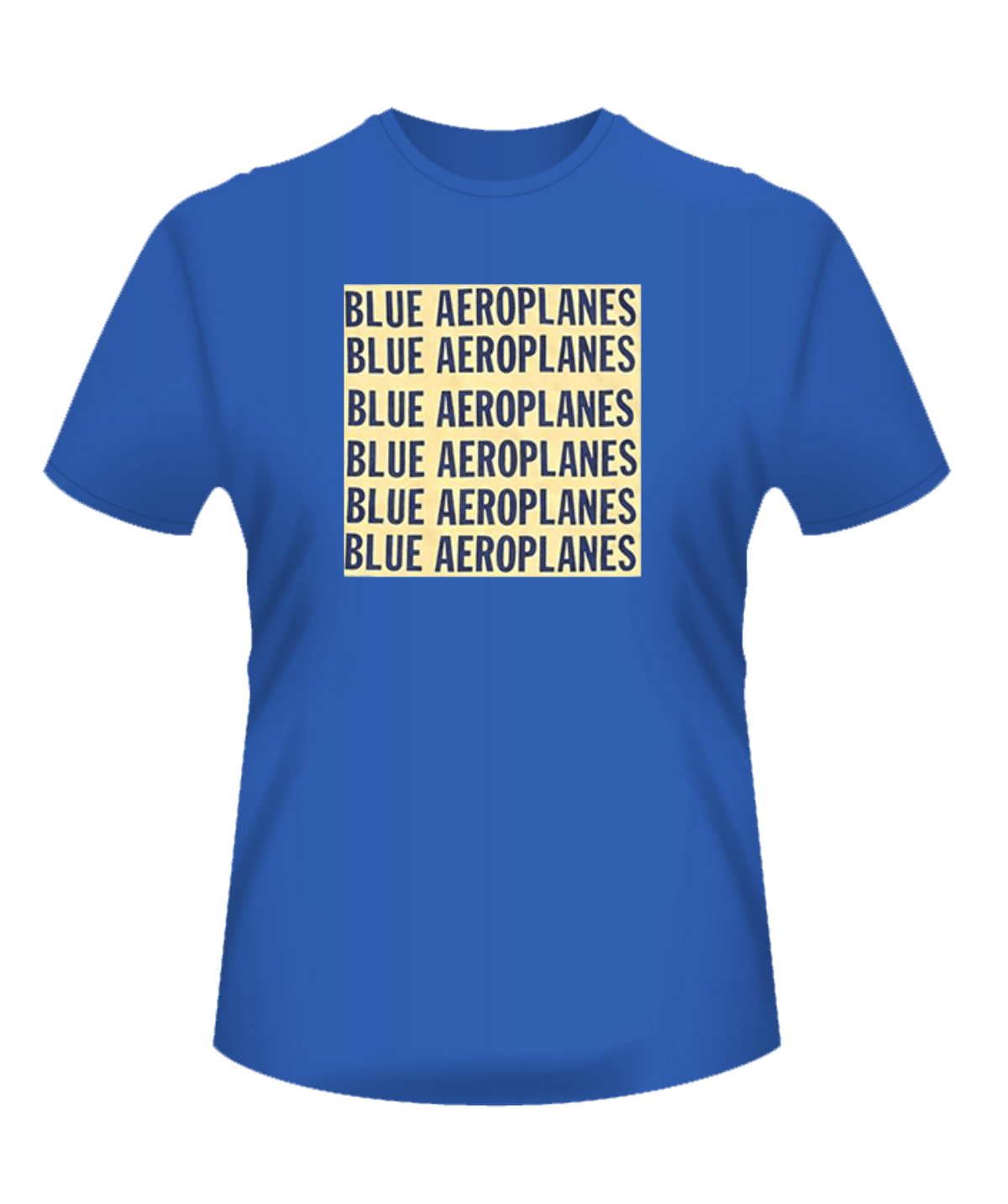 Bop Art (blue) | Blue Aeroplanes